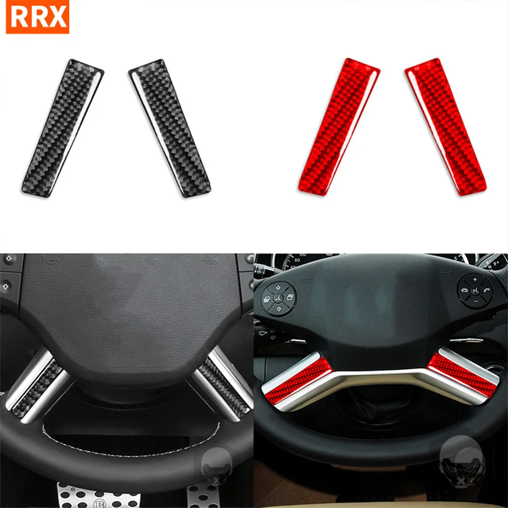 For-M-Class-W164-2005-2011-Real-Soft-Carbon-Fiber-Sticker-Trim-Strip ...