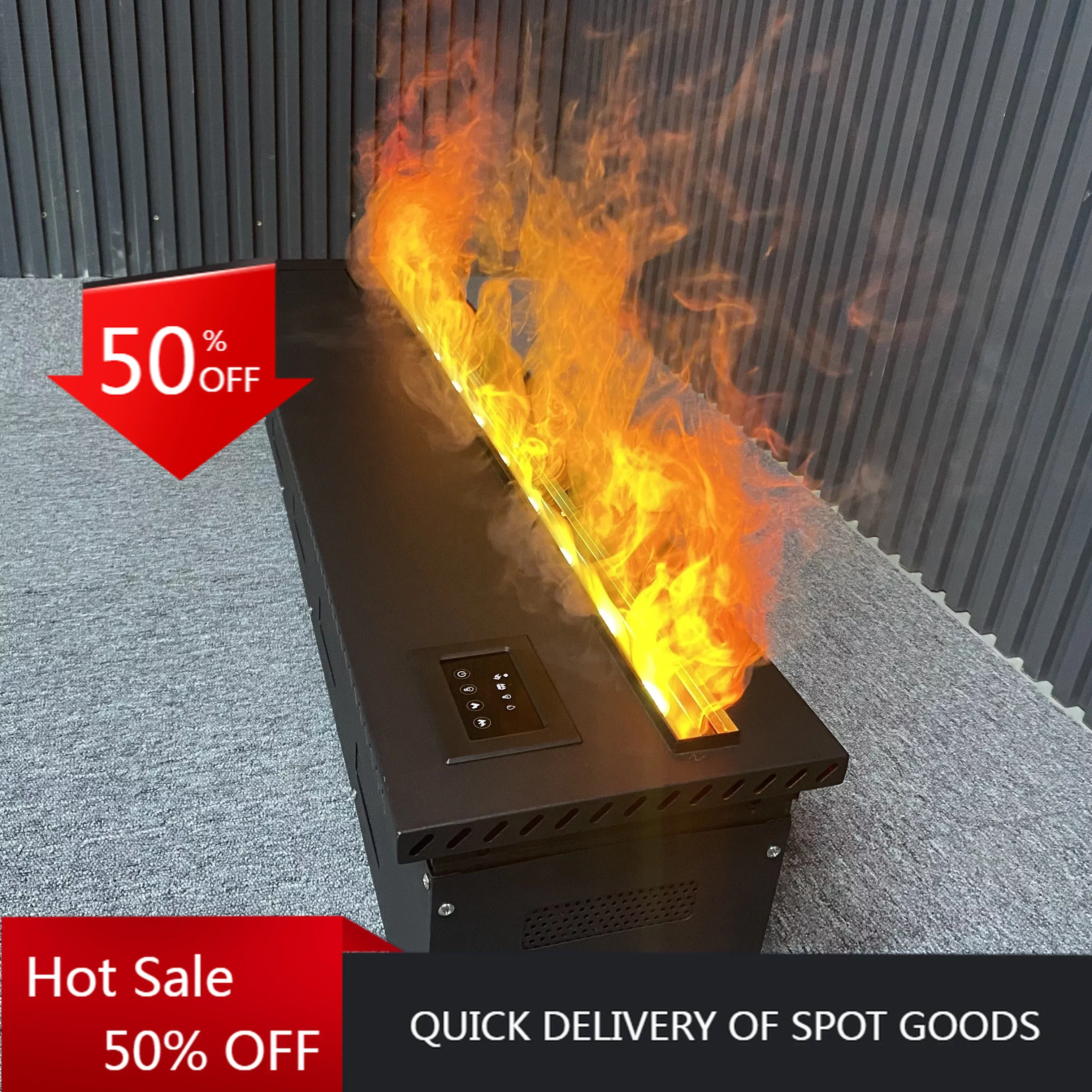 1000MM-Fireplace-Modern-Atomizing-Fireplace-Humidifier-Yellow-Red-Blue ...