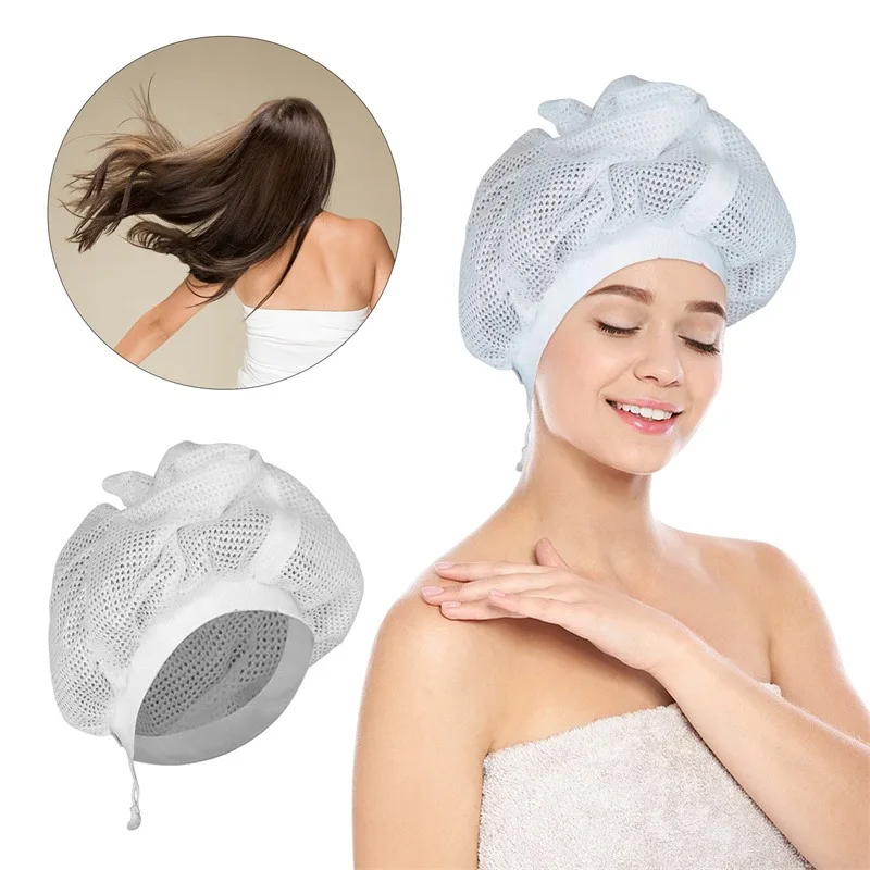 Adjustable-Net-Plopping-Bonnet-Net-Plopping-Cap-For-Drying-Curly-Hair ...