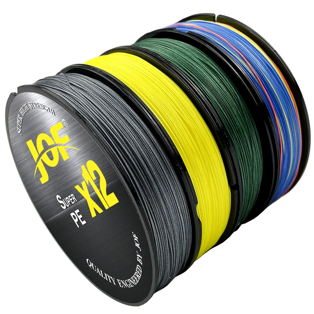 Generic Jof Fishing Line Super Strong 100m X12 Pe Braided Fishing Lines ...