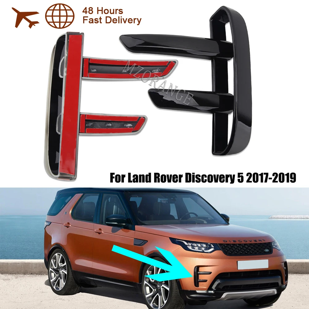 For Land Rover Discovery 5 2017-2019 Front Bumper Fog Lamp Cover Trim ...