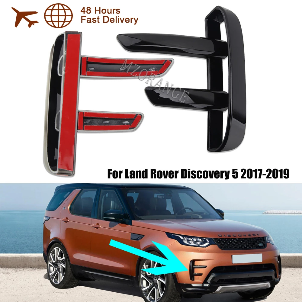 For Land Rover Discovery 5 2017-2019 Front Bumper Fog Lamp Cover Trim ...