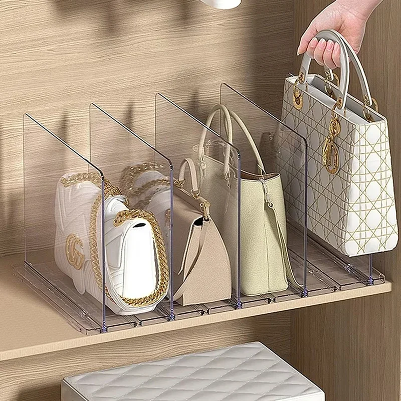 2PCS-Bag-Storage-Rack-Ladies-Handbag-Display-Racks-Wardrobe-Divider ...