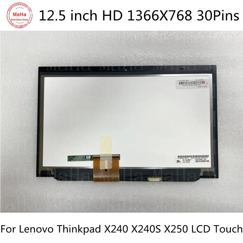 New-For-Lenovo-Thinkpad-X240-X240S-X250-touch-LCD-screen-HD-FRU-00HM149 ...
