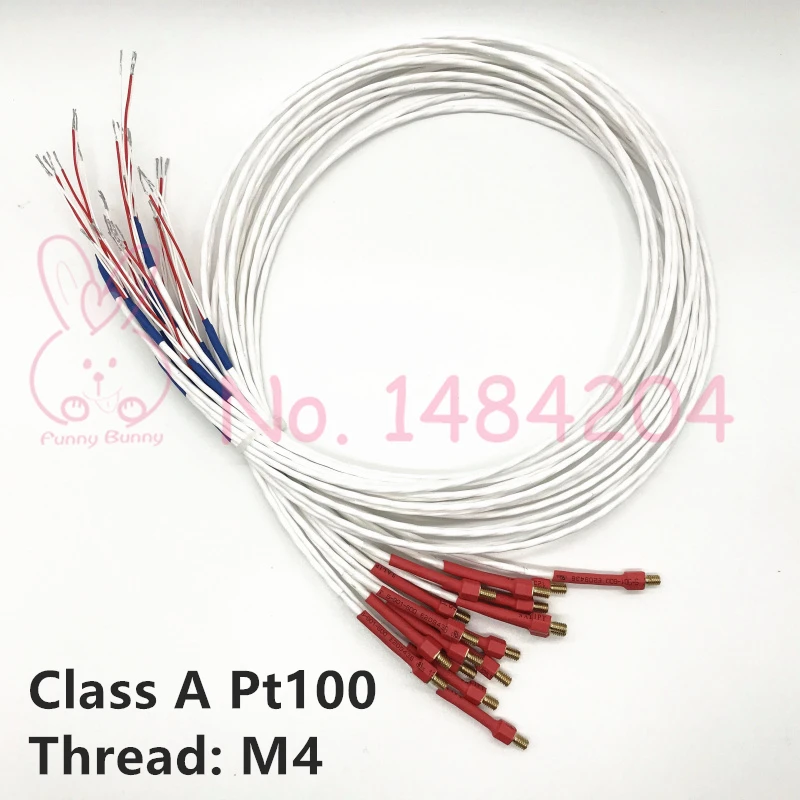 High Precision Pt100 Temperature Sensor Class A Rtd Probe M4 Brass ...