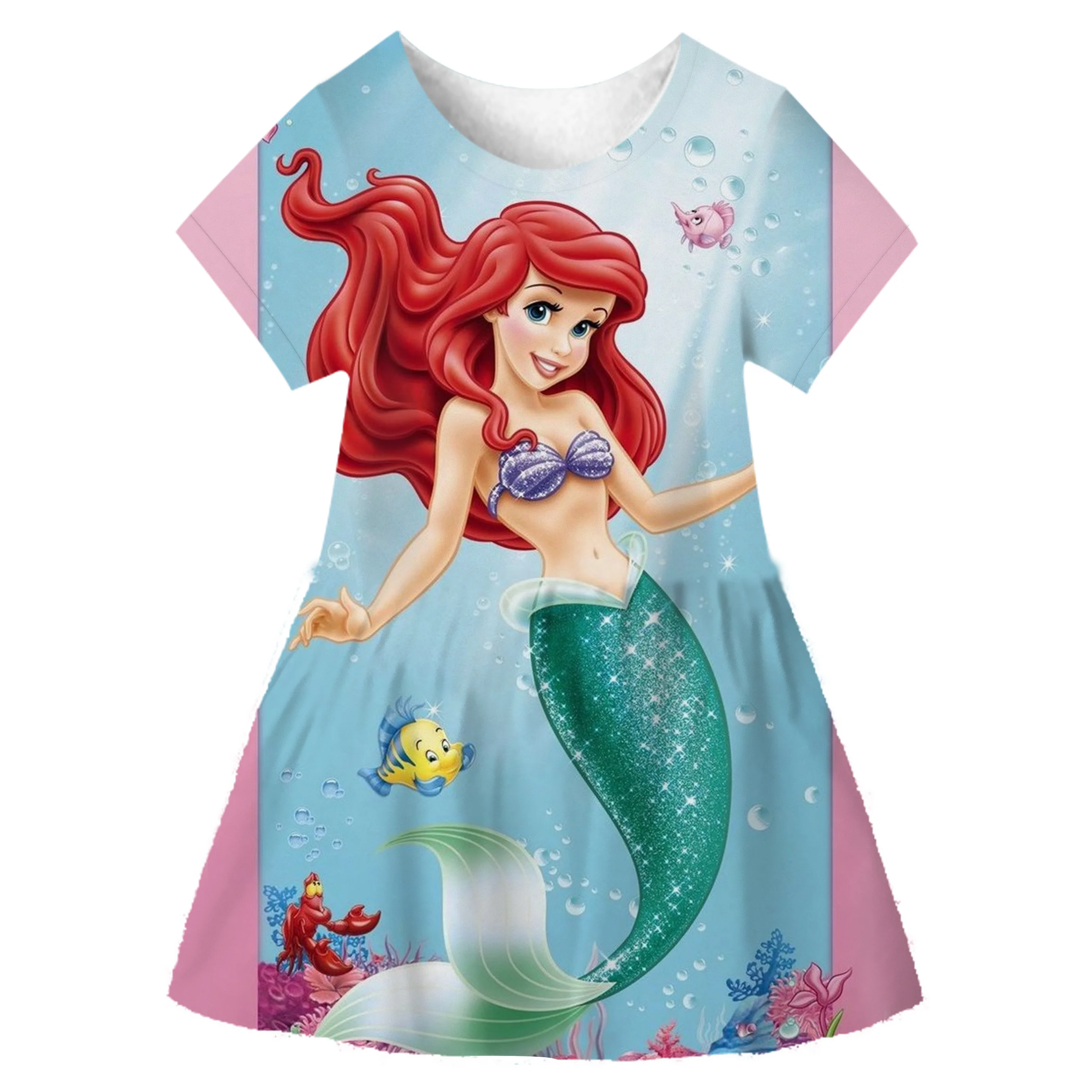 Children-Ariel-Cosplay-Princess-Clothing-Princess-Dress-up-Girls ...