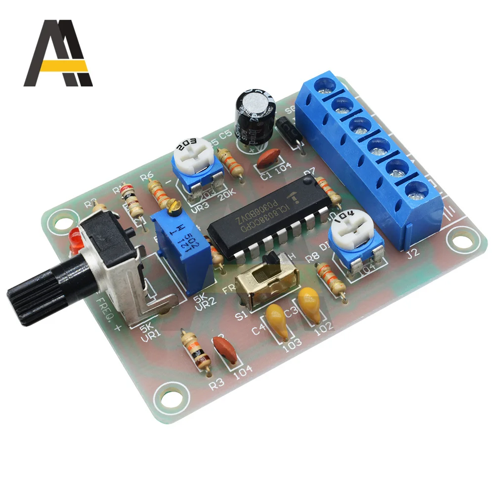 ICL8038 Monolithic Function Signal Generator Module DC 12V 50 5KHz Sine ...
