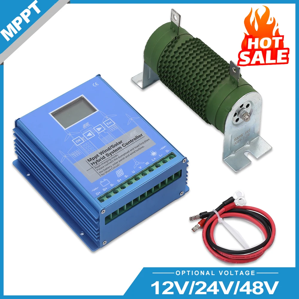 Max 10KW Wind & 4KW Solar MPPT Wind Solar Hybrid Charge Controller 12 ...