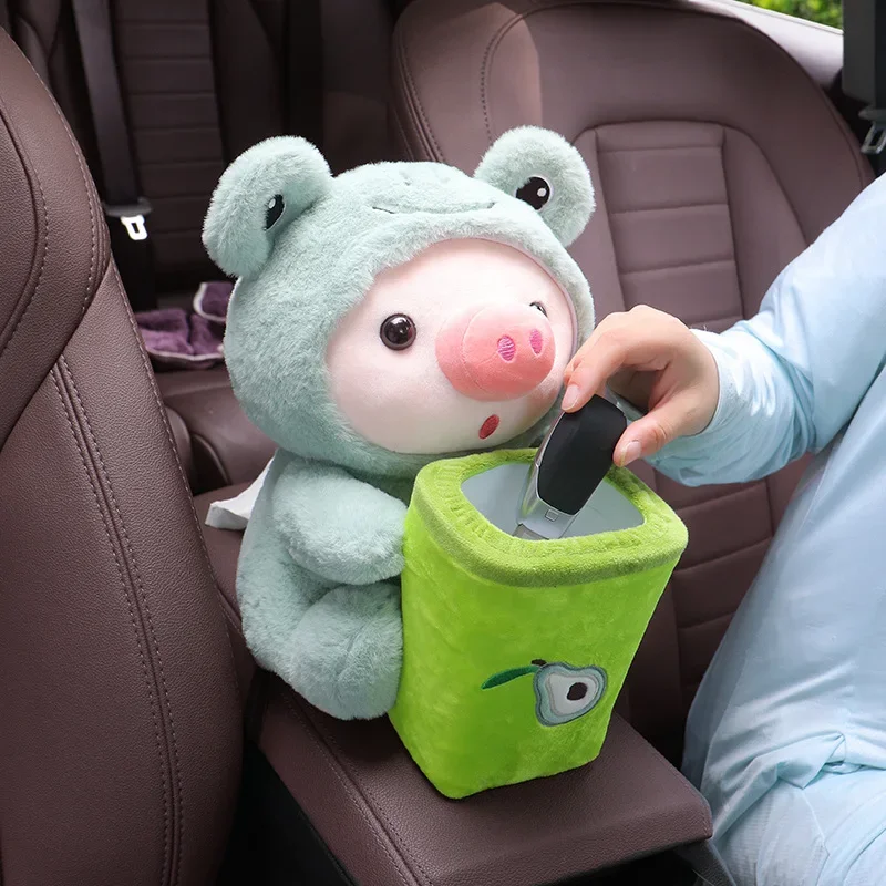 Car-mounted-Trash-Can-Tissue-Box-Two-in-one-Multi-functional-Interior ...