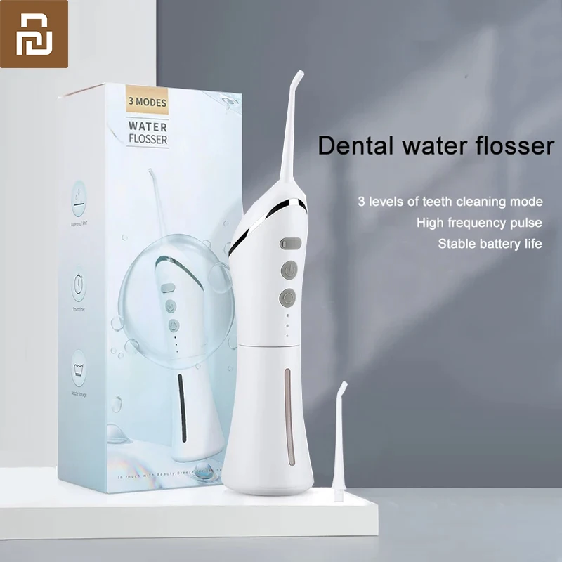 YOUPIN-XIAOMI-Dental-Water-Jet-Flosser-Electric-Oral-Irrigator-3-Modes-Mouthwash-Mouth-Washing ...