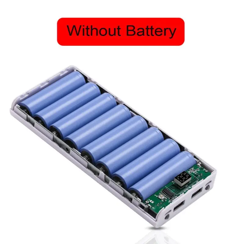 8x-18650-Batteries-DIY-Power-Bank-Box-Holder-for-CASE-Dual-USB-Charger ...