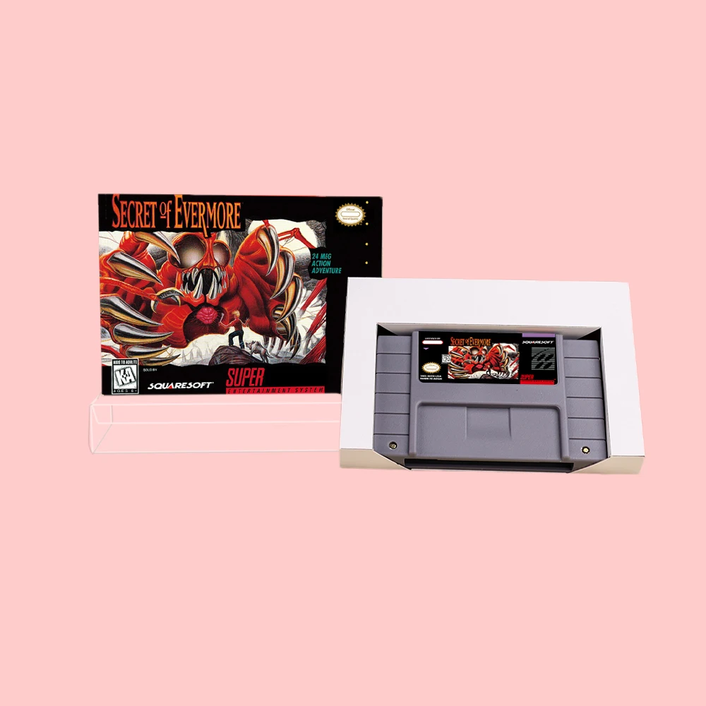 Secret-of-Evermore-RPG-Game-Cartridge-with-Retial-Box-For-SNES-16bit ...