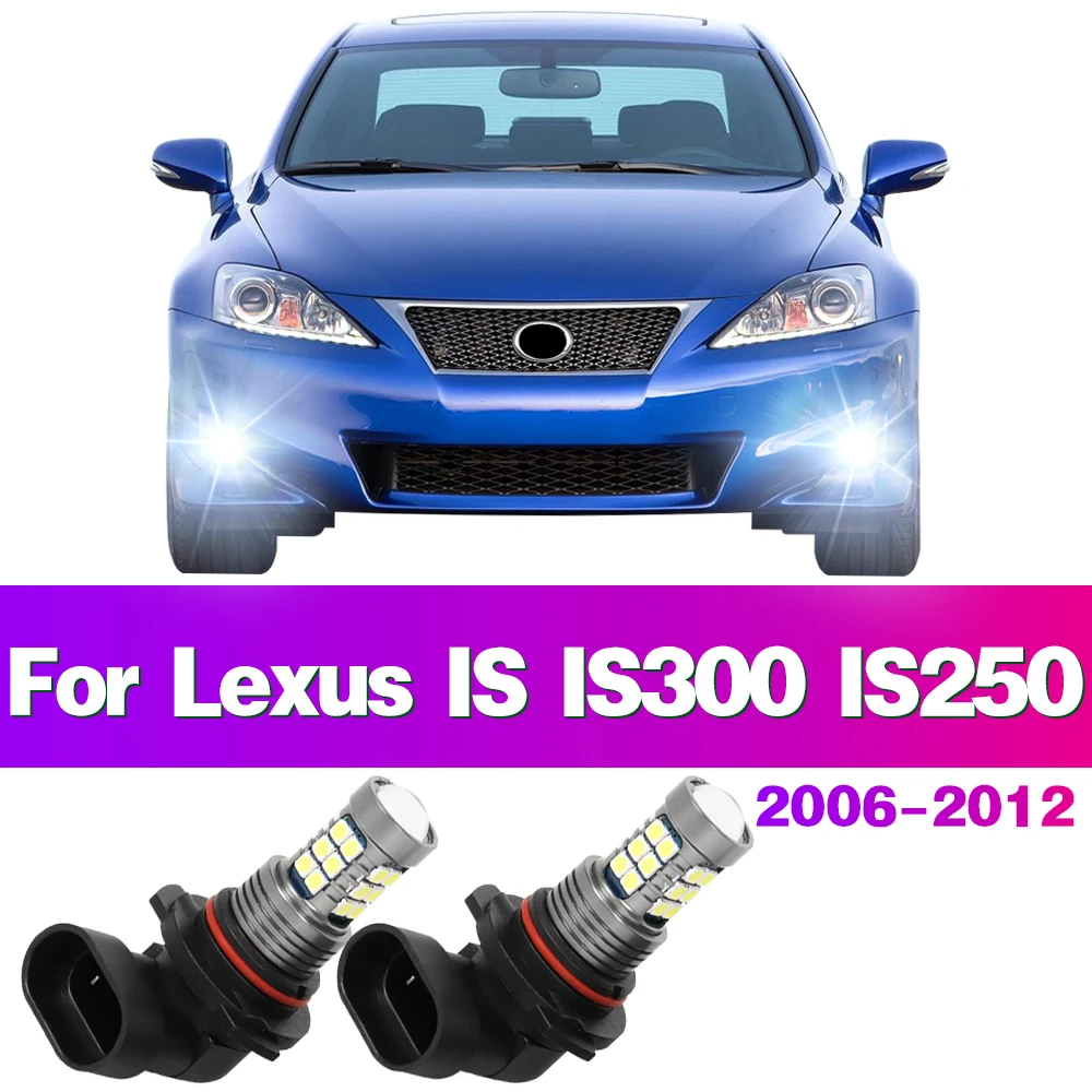 LED Car Front Fog Light Lamps 9006 HB4 Bulb For Lexus IS IS300 IS250 ...