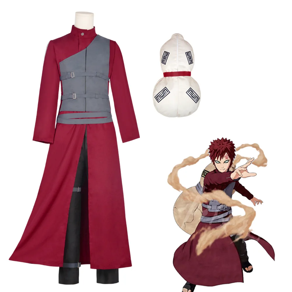 Japanese-anime-game-ninja-Gaara-cos-costume-Halloween-anime-culture ...