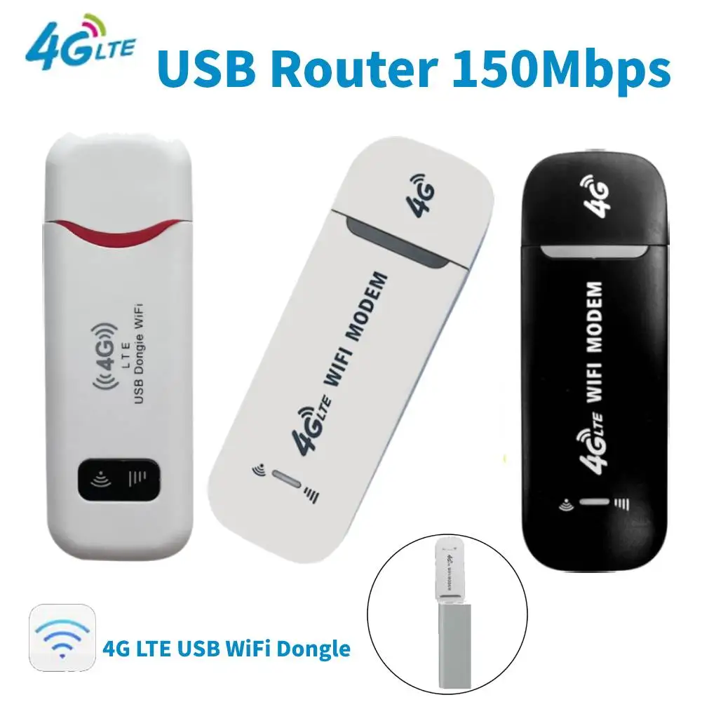 4G-LTE-Wireless-Router-USB-Dongle-150Mbps-Modem-Stick-Mobile-Broadband ...