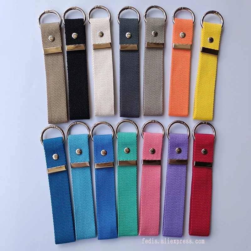 Custom-Korea-Name-Tags-Cotton-Blank-Keychain-Straps-for-DIY-Patch ...