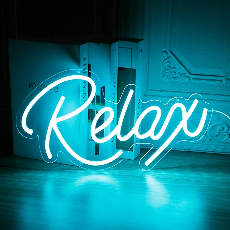 Relax-Neon-Signs-LED-Neon-Sign-Relax-USB-Neon-Light-up-Sign-Clear ...