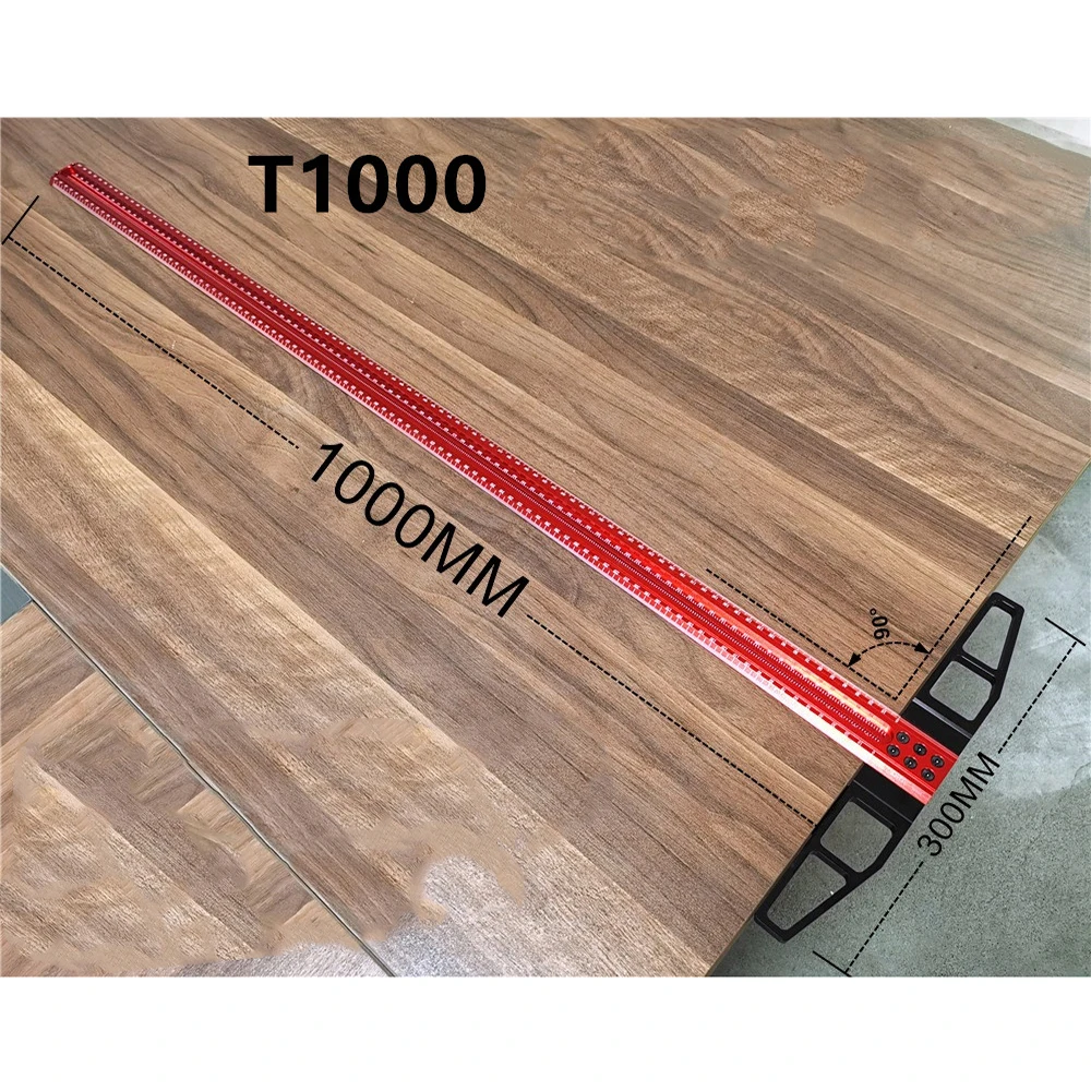 1000mm Woodworking Scribe Marking Gauge Precision Marking T-Ruler ...