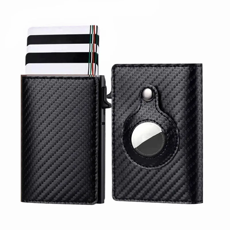 Rfid-Carbon-Fibe-Airtag-Wallets-Men-Card-Holder-Slim-Thin-Wallets ...