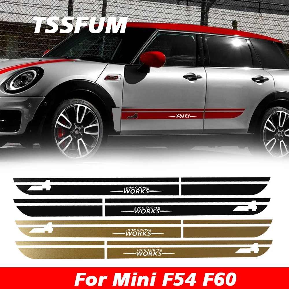 2PCS-Car-Door-Side-Sticker-Auto-Sport-Styling-Decal-Vinyl-Film-for-Mini ...