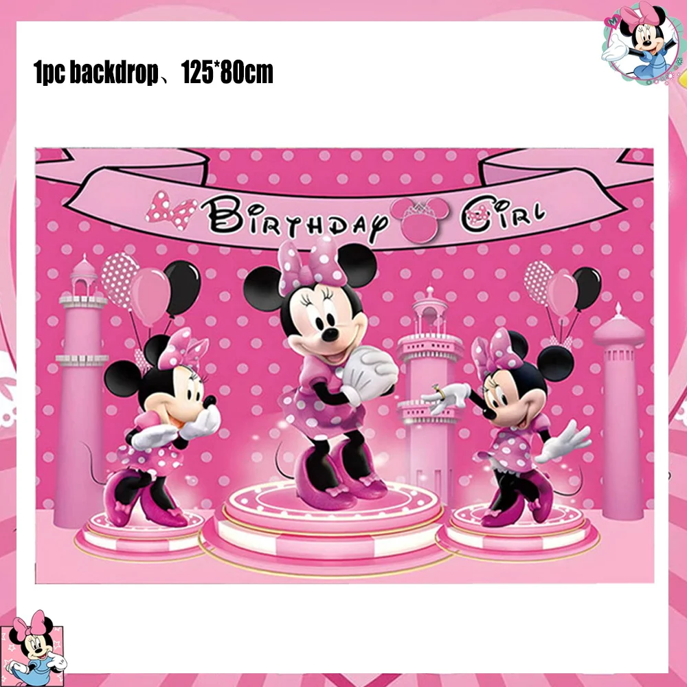 Pink Minnie Mouse Birthday Clipart