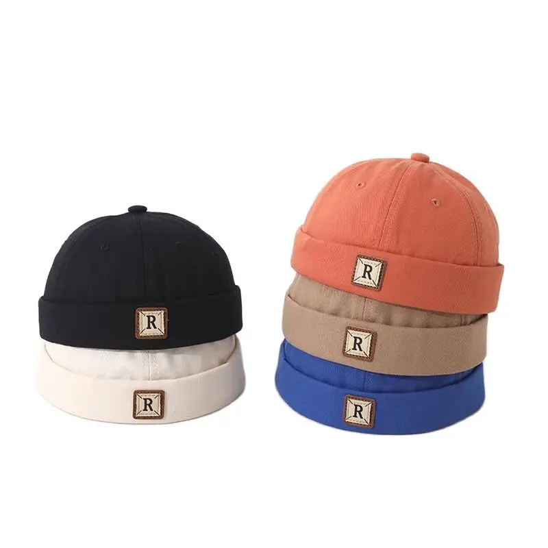 Doitbest-2023-Girls-Docker-Cap-Brimless-Beanie-Hat-R-Label-Spring-Boys ...