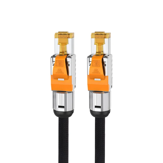 Cable Ethernet Cat 8 de alta velocidad, conector de red Cat 8 SSTP RJ45 ...