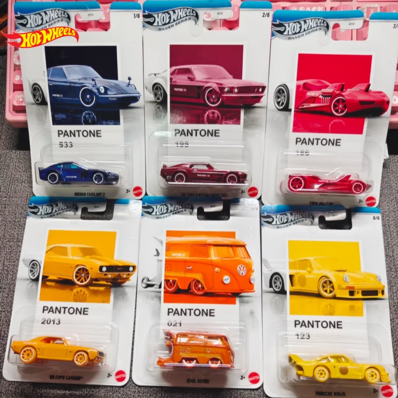 Hot Wheels Silver Series Pantone Artsy Set Porsche Camaro Kombi Mustang ...
