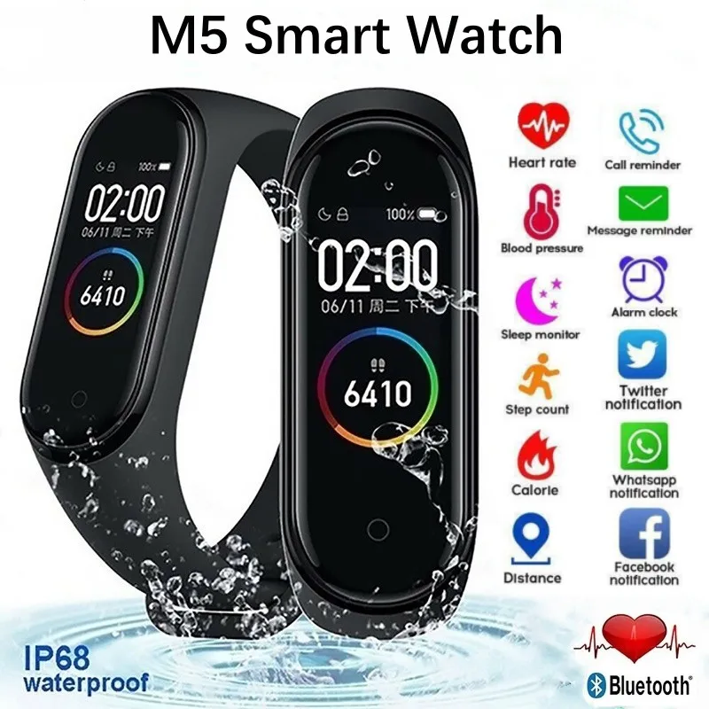 M5-Smart-Watch-Color-Screen-Step-Counting-Multi-Sport-Mode-Message ...