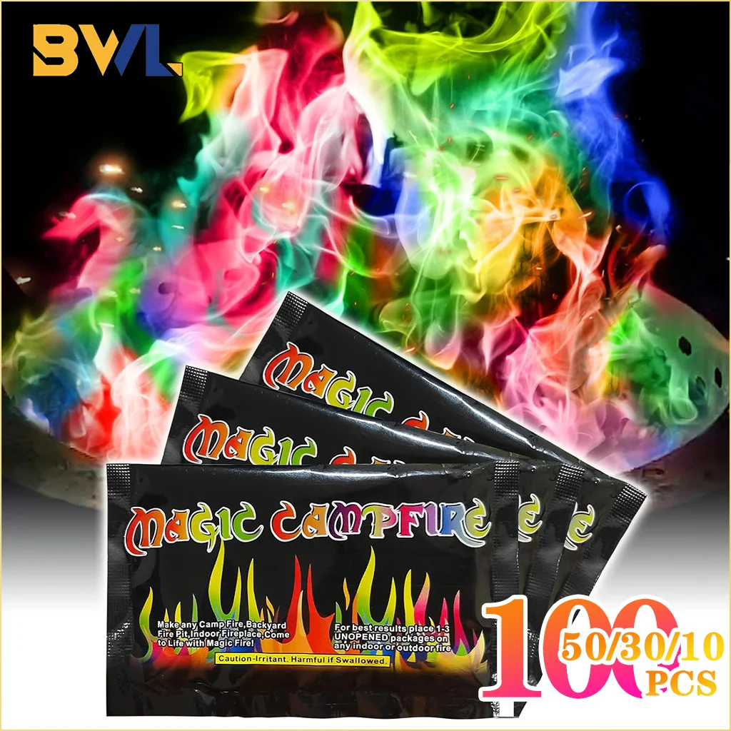 100PC-Magic-Fire-Colourful-Flame-Powder-Magic-Fire-Colour-Changing ...
