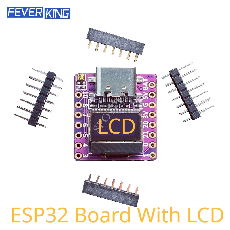 ESP32-C3-with-0-42-Inch-LCD-Bluetooth-Wi-fi-Development-Circuit-Board ...