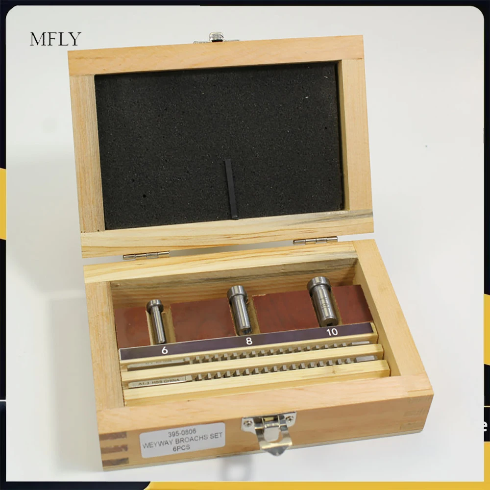 Keyway Broach Set, Metric Sized 2mm 3mm Broaches 6/8/10 Collared ...