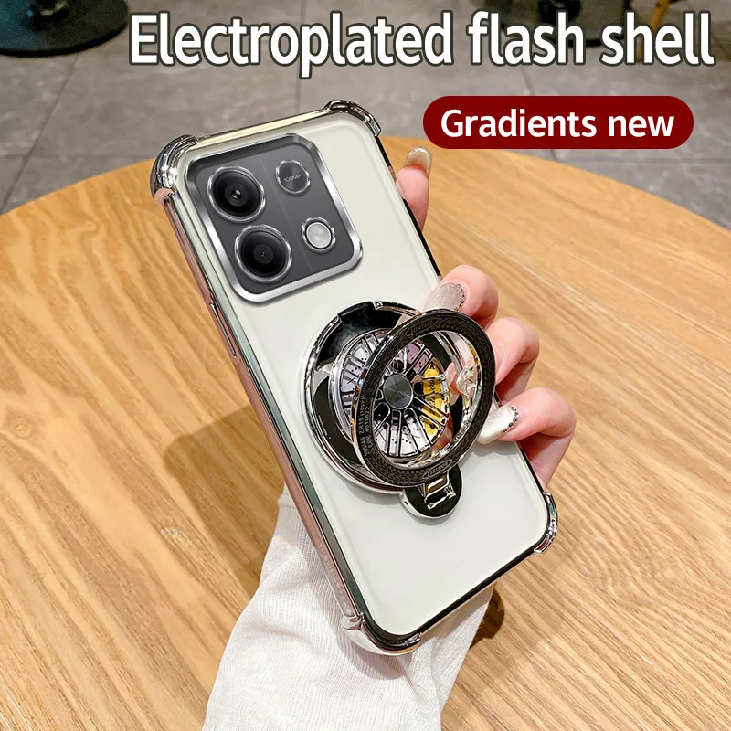 Поворотный держатель гироскопа для Magsafe, магнитный чехол для Funda ...