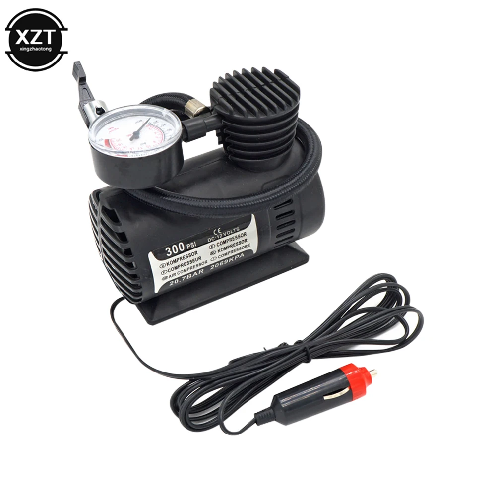 Portable-Air-Compressor-Car-Air-Pump-Car-Auto-300psi-12v-Mini-Air ...