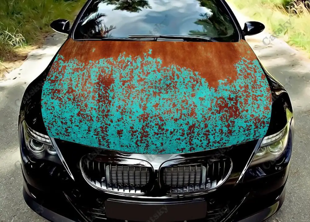 Abstract-Rusted-Metal-Car-Hood-Vinyl-Stickers-Wrap-Vinyl-Film-Engine ...