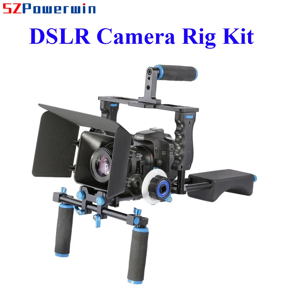 Powerwin-DSLR-Camera-Stabilizer-Cage-Video-Shoulder-Rig-Kit-Follow ...