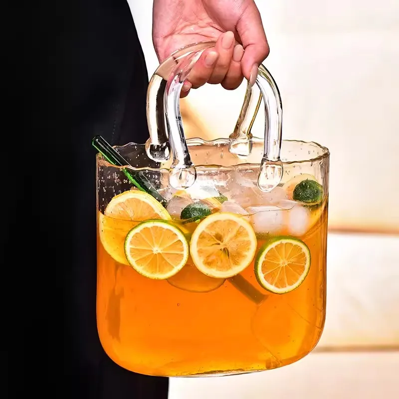 2300ml Handheld Glass Wrapped Slightly Drunk Fruit Wine Cup Cocktail ...