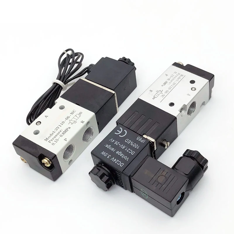 3V110-06-12V-1-8-Solenoid-Valve-3-Way-Pneumatic-Air-Control-Valve ...