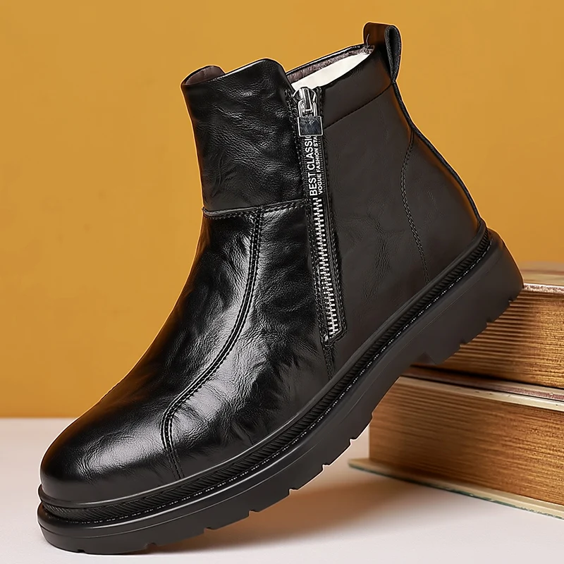 Classic-Work-Boots-High-quality-High-Top-Shoes-Men-s-Ankle-Boots-Winter ...