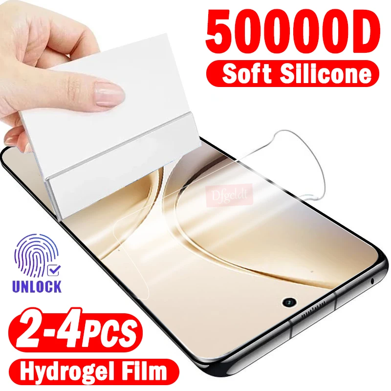 2-4Piece Explosion-proof Hydrogel Film for Realme 14 13 12 11 10 Pro+ ...