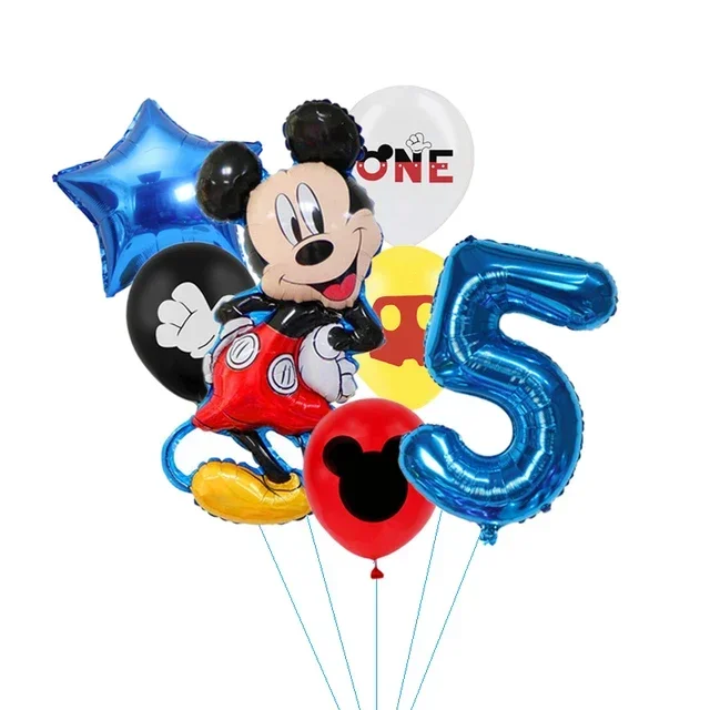 Suministros para fiestas temáticas de Mickey Mouse azul de Disney ...