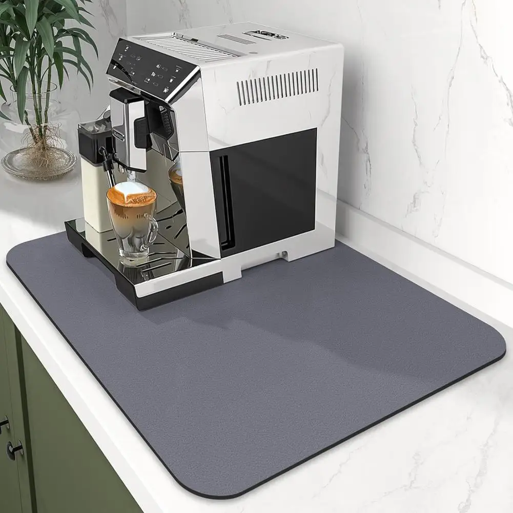 Kitchen-Countertop-Mat-Coffee-Machine-Drying-Mat-Water-Absorbent-Coffee ...