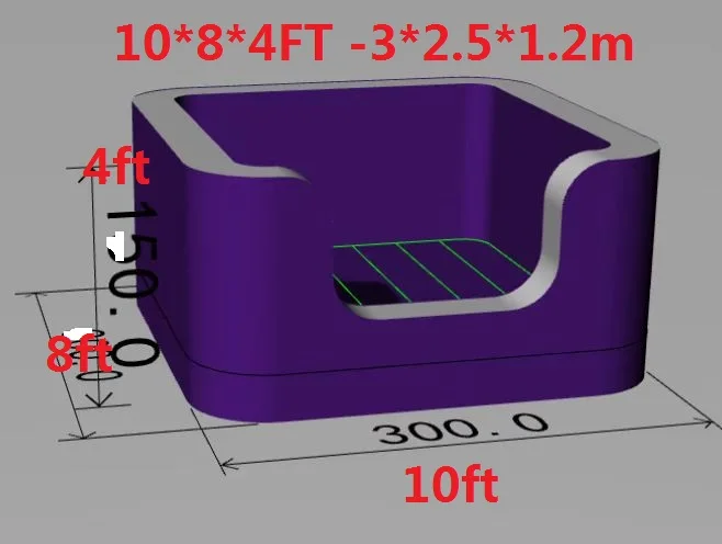 Multi Colo Custom Gymnastics Inflatable Air Pit Inflatable Foam Pit For ...