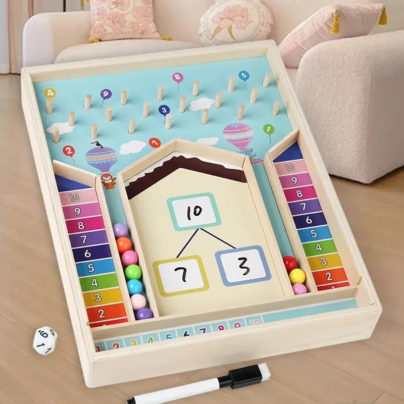 Kids-Montessori-Math-Counting-Learning-Toys-Teaching-Tool-Number ...