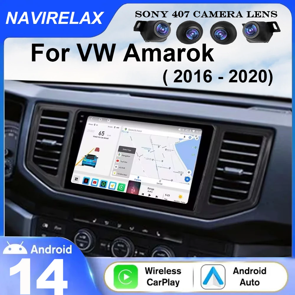Autoradio-Android-14-Navigation-GPS-Carplay-cran-Tactile-St-r-o-Lecteur ...
