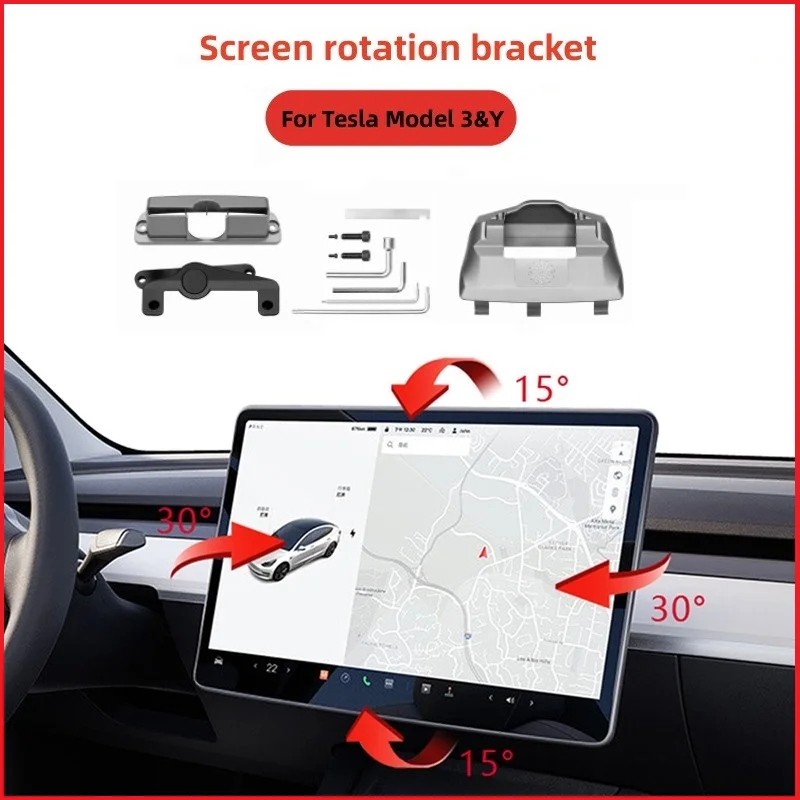 GPS Navigation Holder Swivel Mount For Tesla Model 3&Y 2017 2022 ...