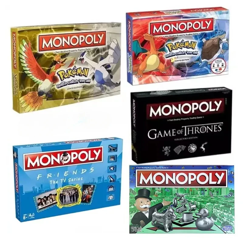 Monopoly-Pokemon-New-All-Series-Friends-Board-Game-of-Thrones-Puzzle ...