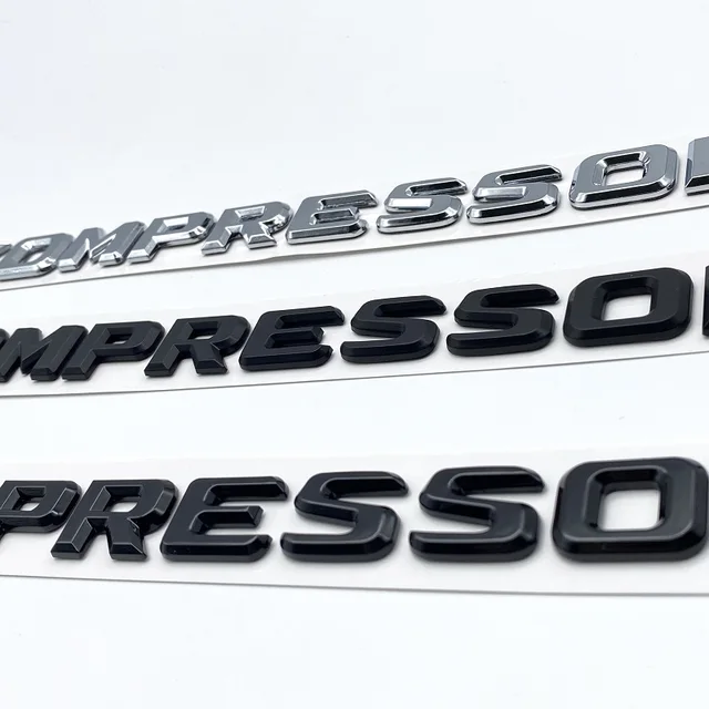 Mercedes Logo Sticker 2 X Side Fender Sticker Badge Emblem Letter V8 ...