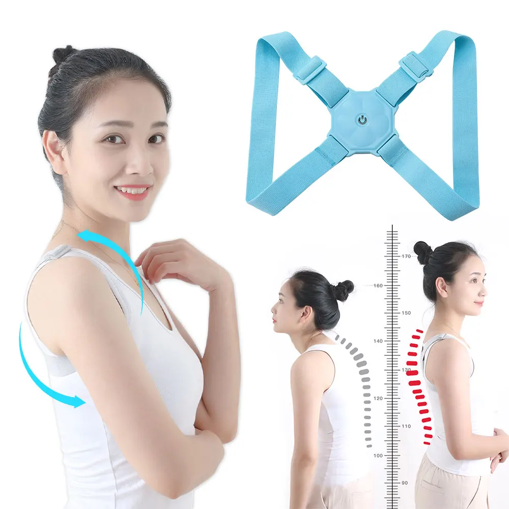 2021 Smart Posture Corrector Intelligent Sensor Vibration Reminder ...