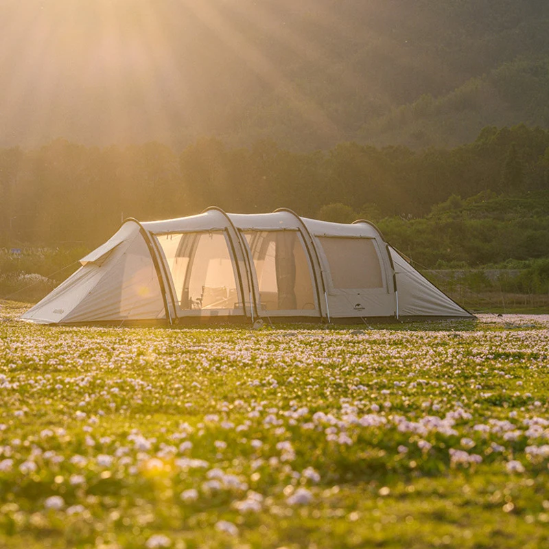 Naturehike Cloud Vessel Tunnel Tent For 4 6 People Large Lobby Camping ...
